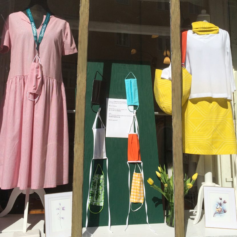individuelle Stoffmasken aus München von dem Label ma-eins. | [ma:1]